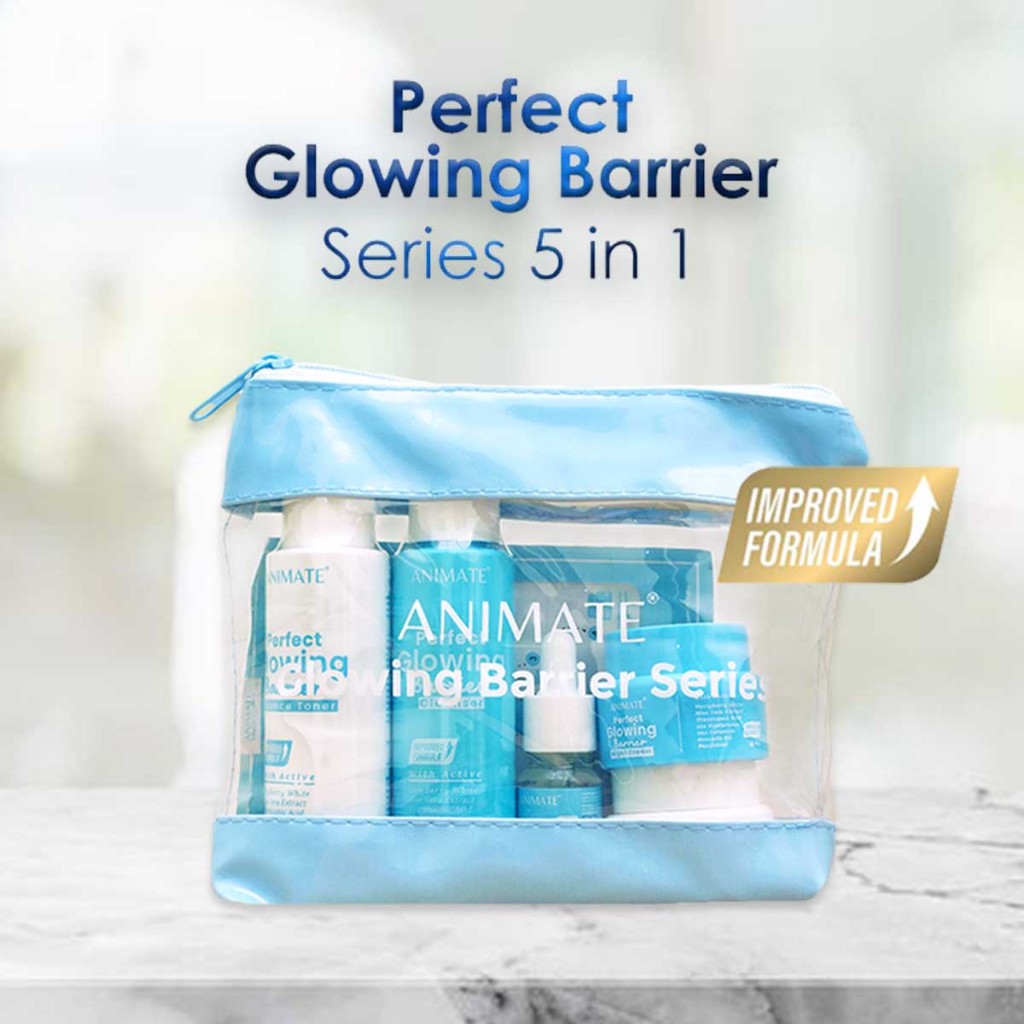 Jual Animate Glowing Barrier Skin Repair Series 5in1 Free Emas ...