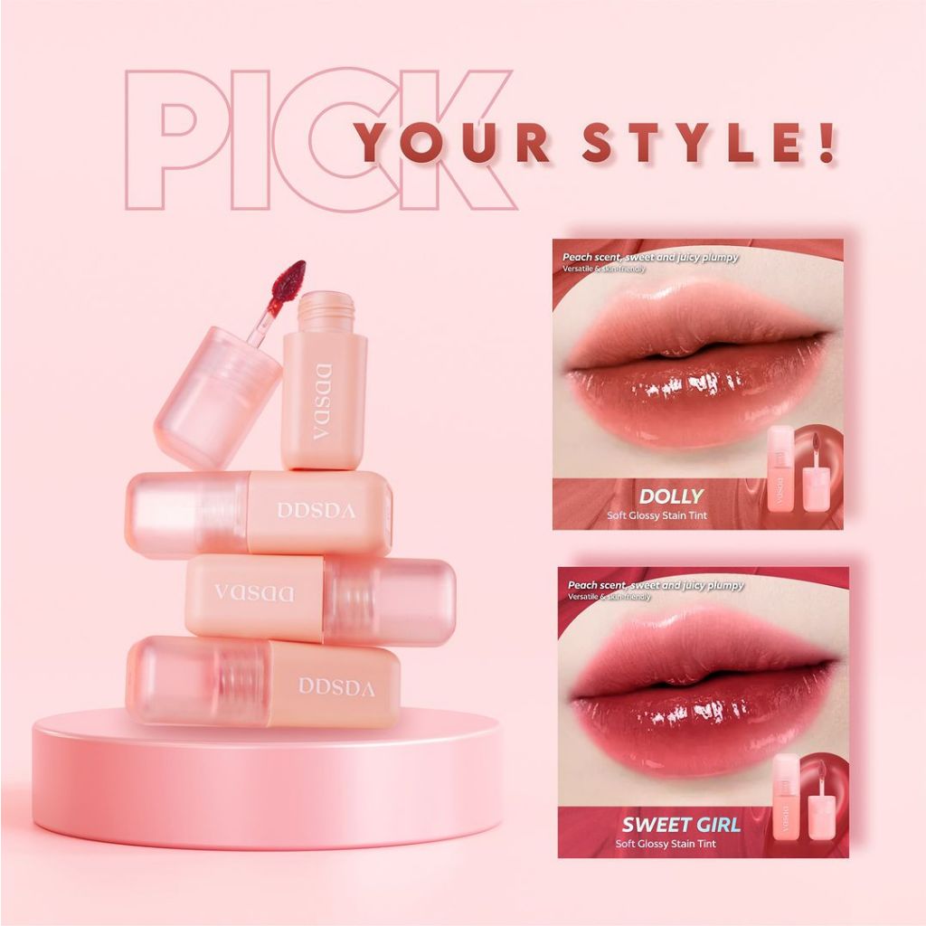 Jual Lip Tint Vasaa Glassy Stain 3g BPOM Liptint Gemoy | Shopee Indonesia