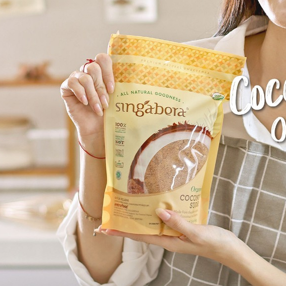 Jual Singabera - Organic Coconut Sugar Pouch 454gr Gula Kelapa Organik ...
