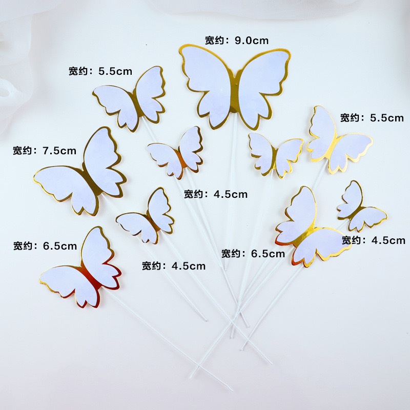 Jual TOPPER KUPU-KUPU HIASAN BUKET CAKE TOPPER KUE ULANG TAHUN TOPPER ...