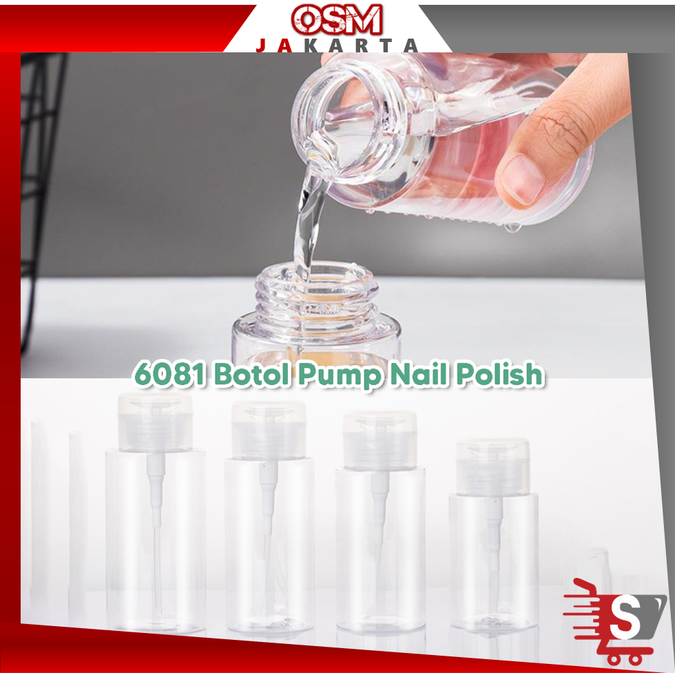 Jual OSM JKT 6081 Botol Pump Nail Polish Remover / Makeup Remover Water ...