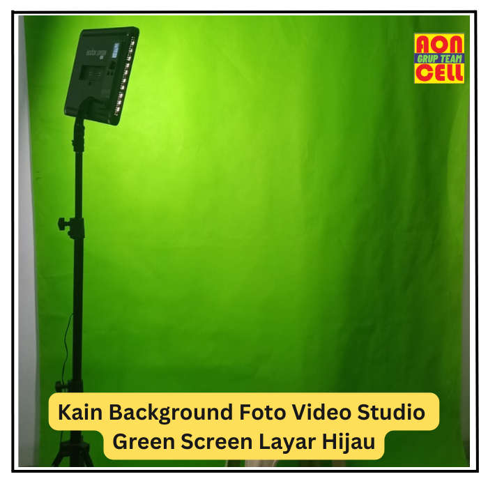 Jual Kain Background Foto Video Studio Green Screen Layar Hijau 75gsm ...