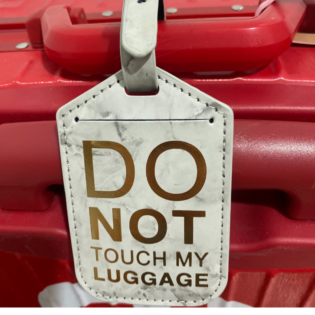 Jual Name Tag Koper / Label Nama Koper Bahan Pu Leather / Label ...