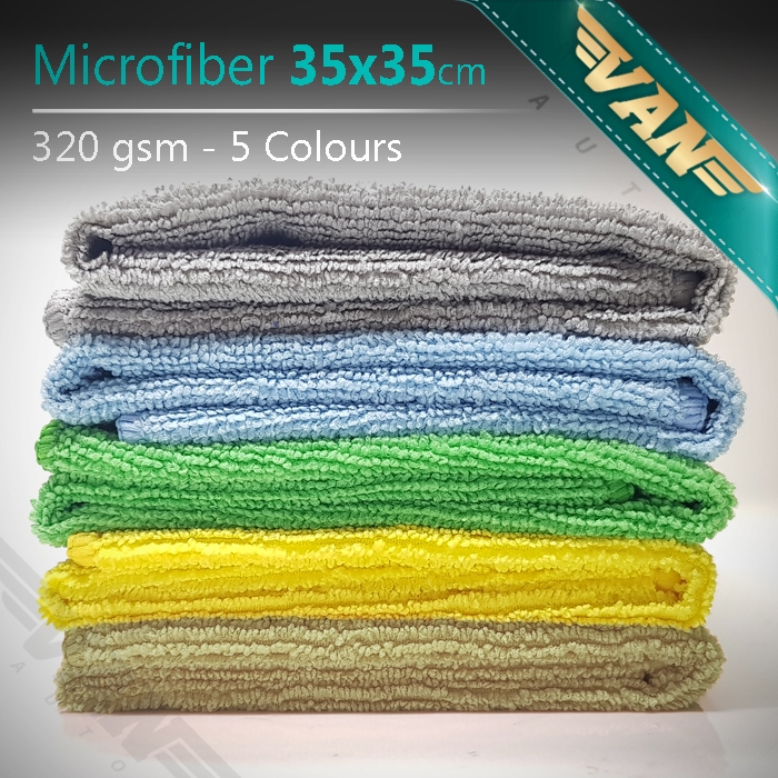 Jual Kain Lap Microfiber 35x35 Handuk Lap Meja Mobil / Kain Lap ...