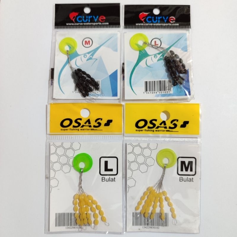 Jual Stopper pancing Bulat curve osas hitam kuning | Shopee Indonesia