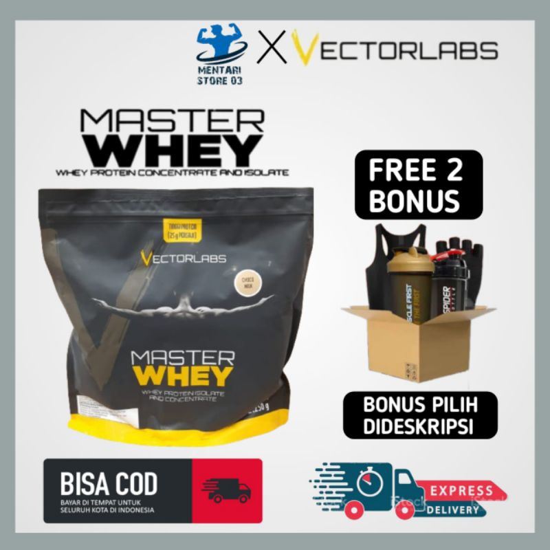 Jual (DOUBLE BONUS) Master Whey vectorlabs 5lbs 5lb vectorlebs ...
