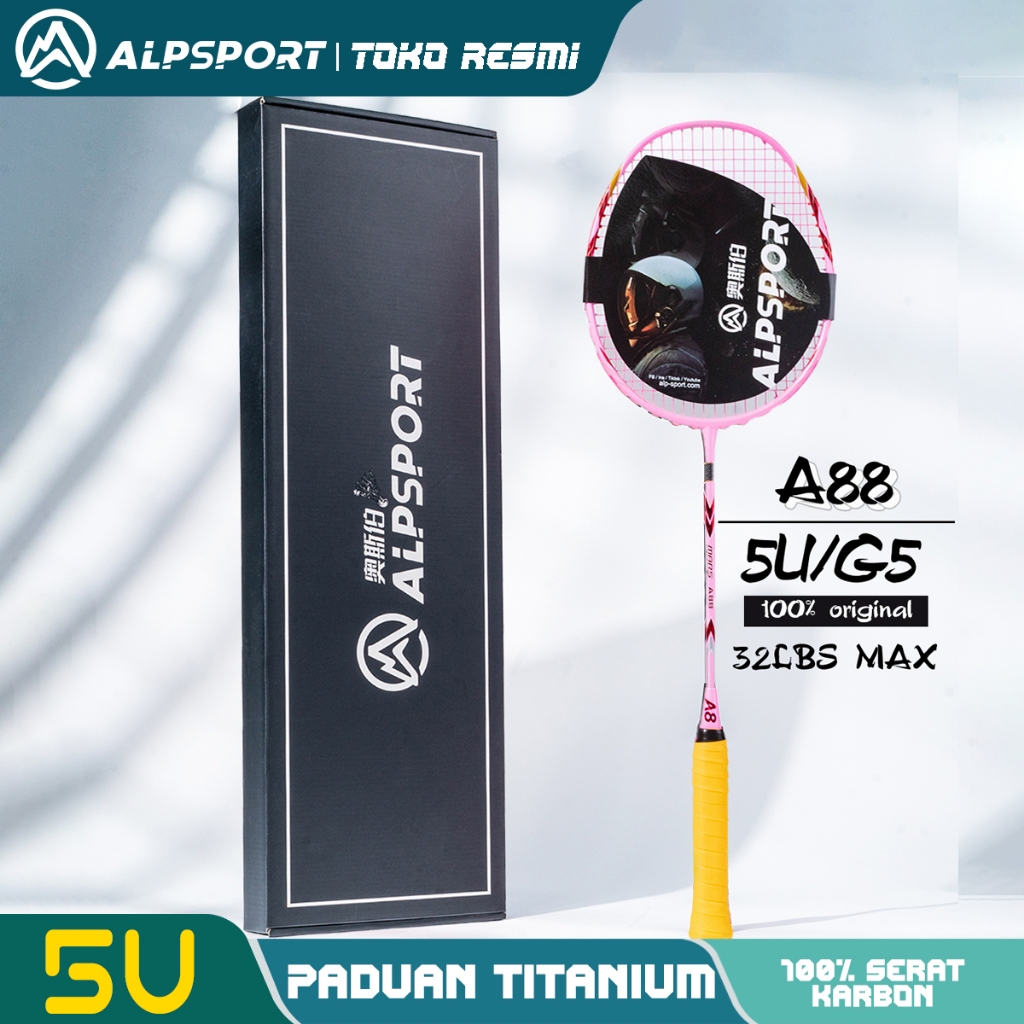 Jual ALPSPORT A88 Max 32LBS Teknologi Peredam Kejut Paduan Titanium 5U ...