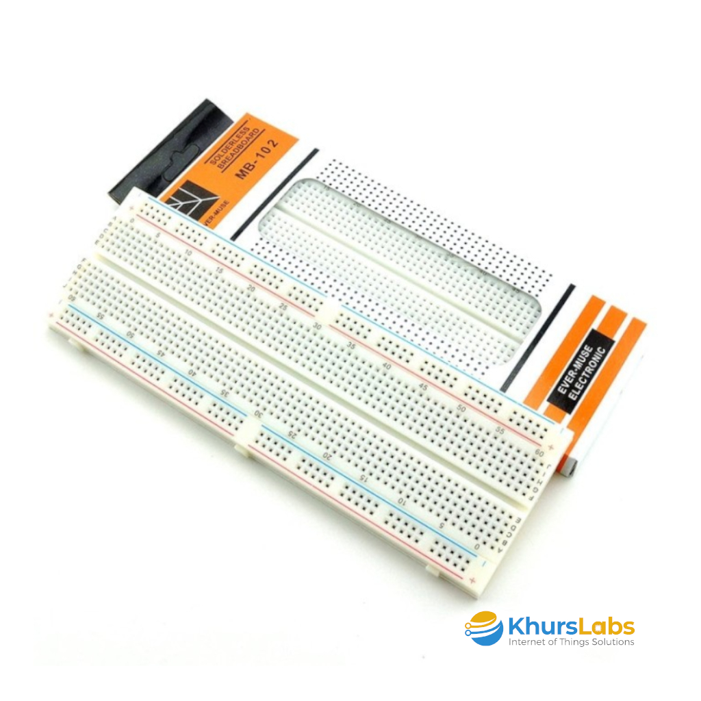 Jual MB102 Breadboard 830 Point Solderless Protoboard arduino | Shopee ...