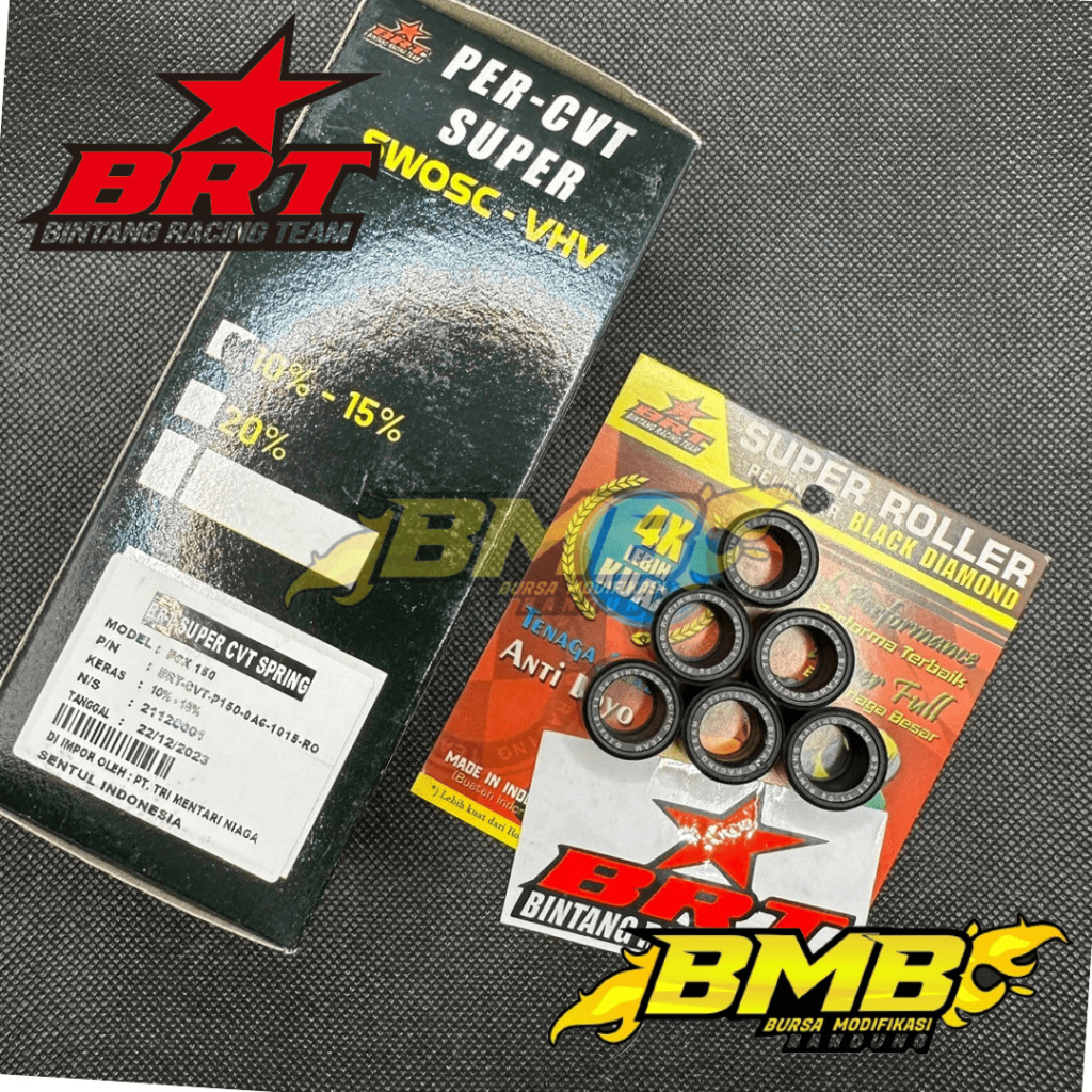 Jual Paket kirian BRT PCX 150 Vario 150 125 paket cvt set super roller ...