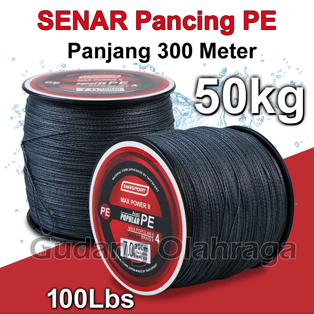 Jual Senar Pancing PE Braided Thick Line 300M Tali Benang Senar Pancing ...
