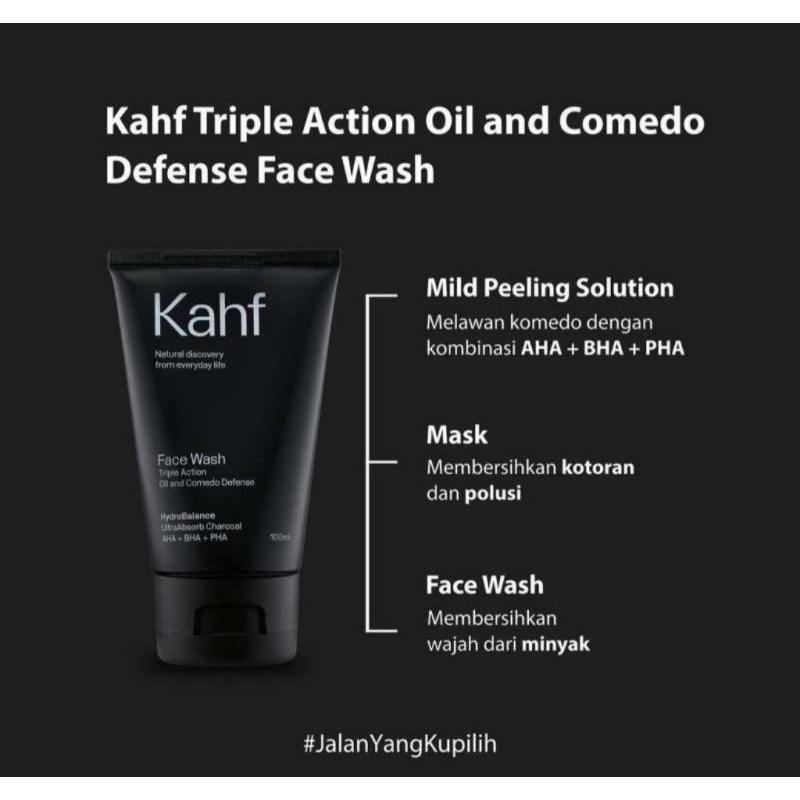 Jual Kafh Facial Wash All Varian 100ml | Shopee Indonesia