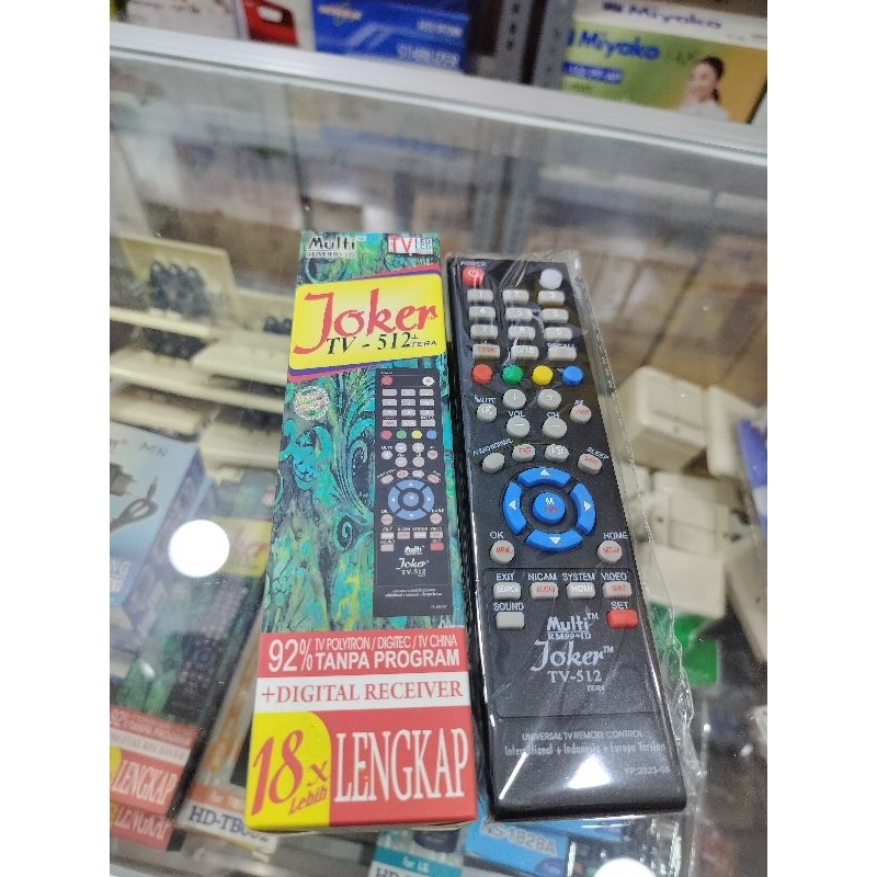 Jual REMOTE TV MULTI JOKER UNTUK SEMUA MERK TV LCD LED TV TABUNG STB ...