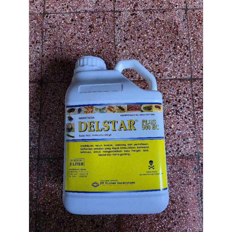 Jual OBAT ANTI HAMA GUDANG DELSTAR PLUS 500EC 5 LITER PALAWIJA KUTU ...