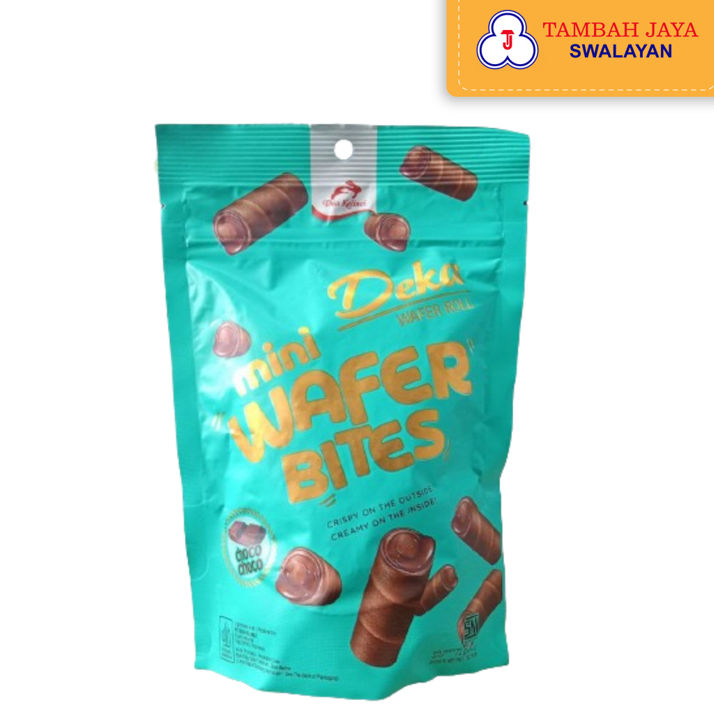 Jual Deka Mini Wafer Roll Bites Rasa Coklat 72gr | Shopee Indonesia