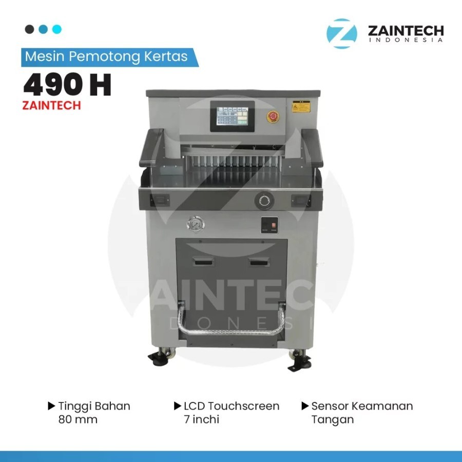 Jual Mesin Pemotong Kertas ZAINTECH 490H | Mesin Pemotong Kertas ...