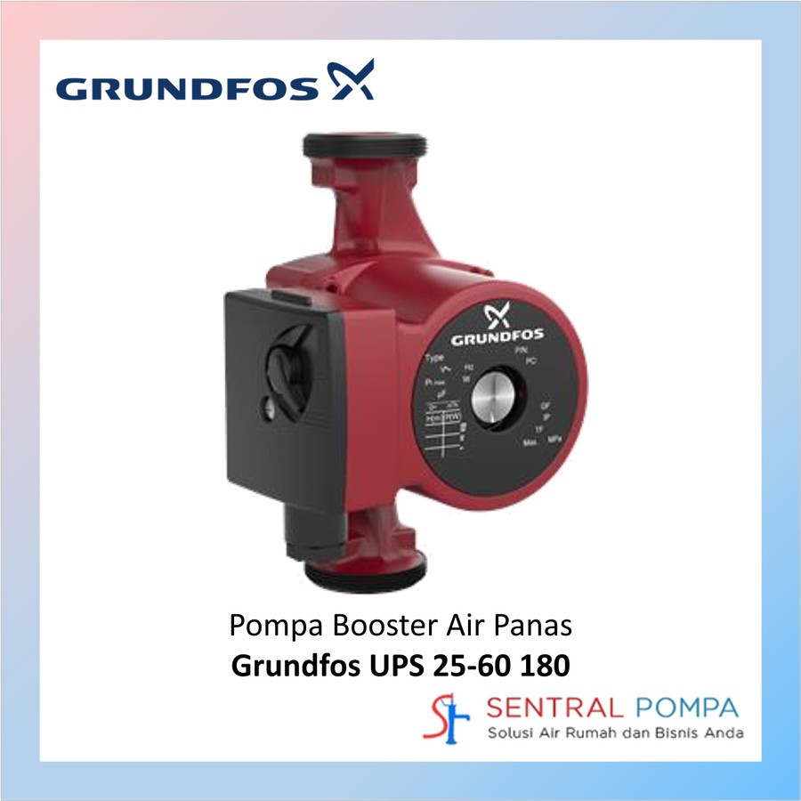 Jual Grundfos UPS 25-60 180 Pompa Booster Air Panas Pompa Pendorong | Sentral Pompa | Shopee ...