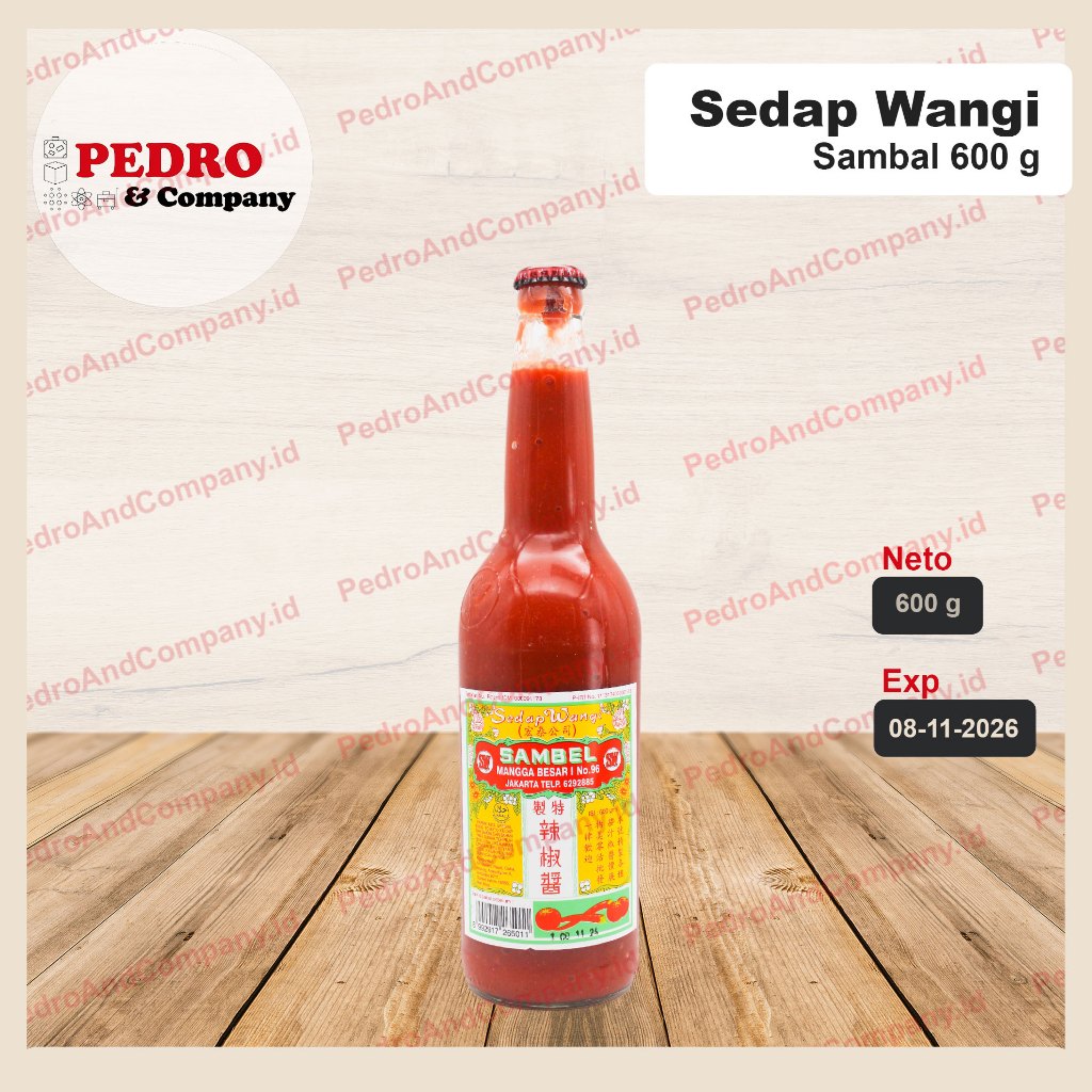 Jual Sedap wangi sambel 600 gram - saos sambel jadul chilli hot sauce ...