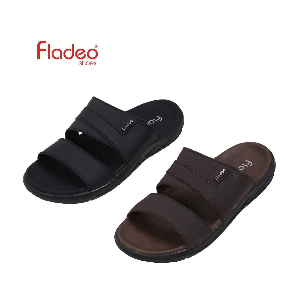 Jual Fladeo A24/MDS540-2WH/Sandal Slide Pria [ Slipper Sandals ...