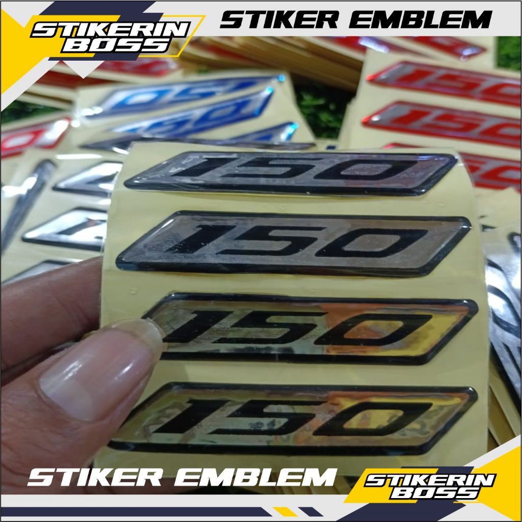 Jual Stiker Emblem 150 Stiker Emblem Keren Dan Berkualitas | Shopee ...