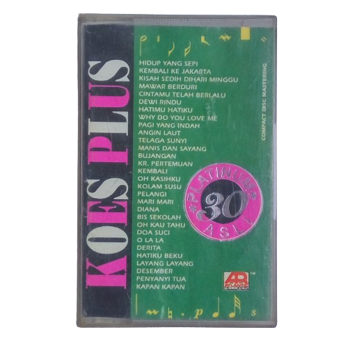 Jual kaset pita - koes plus patinum 30 hits | Shopee Indonesia