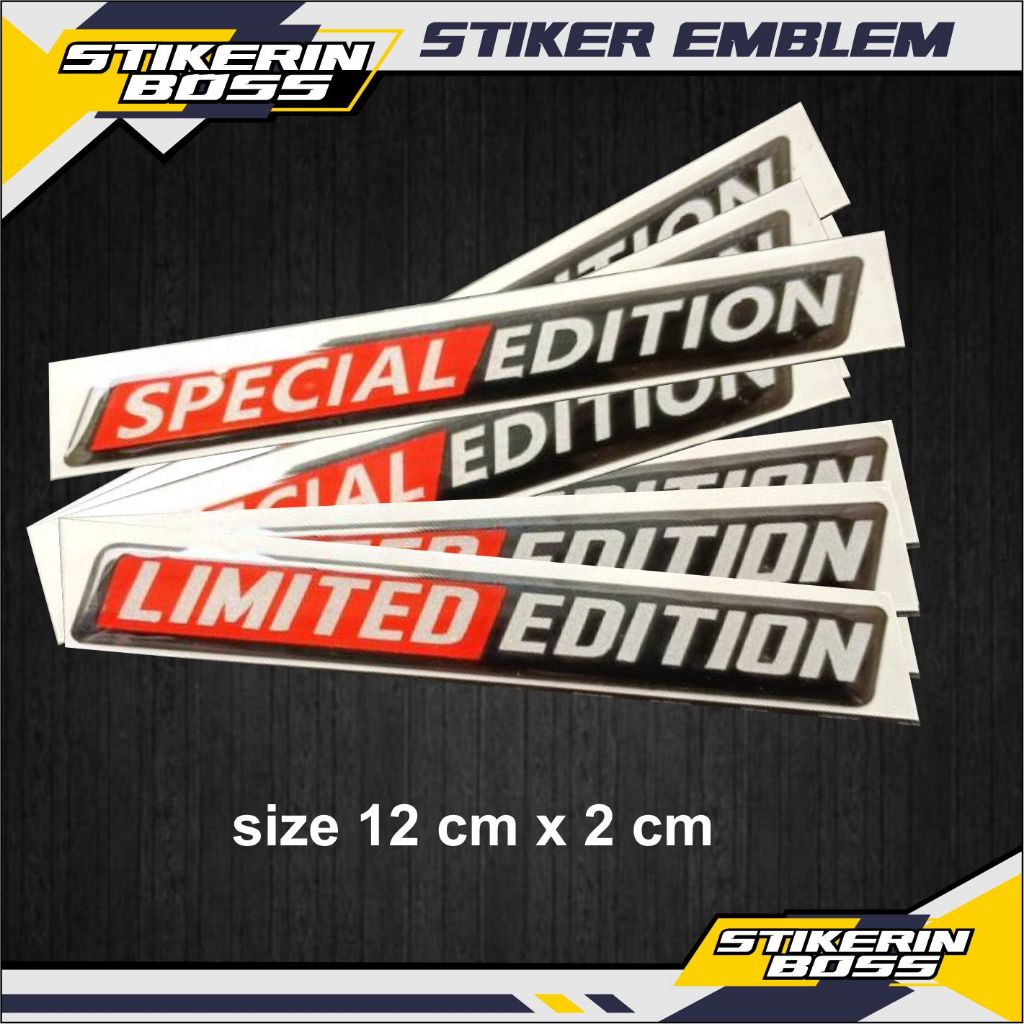 Jual Stiker Emblem Limited Edition Dan Special Edition Stiker Emblem ...