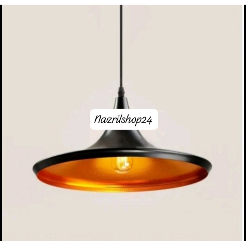 Jual kap lampu gantung cafee lampu industrial lampu estetik lampu minimalis | Shopee Indonesia