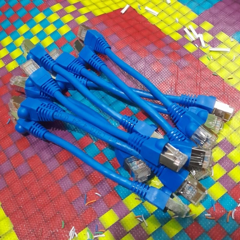 Jual KABEL LAN SERVER COMSCOPE CAT 6 RJ 45 METAL / BESI HANDMADE RAV ...