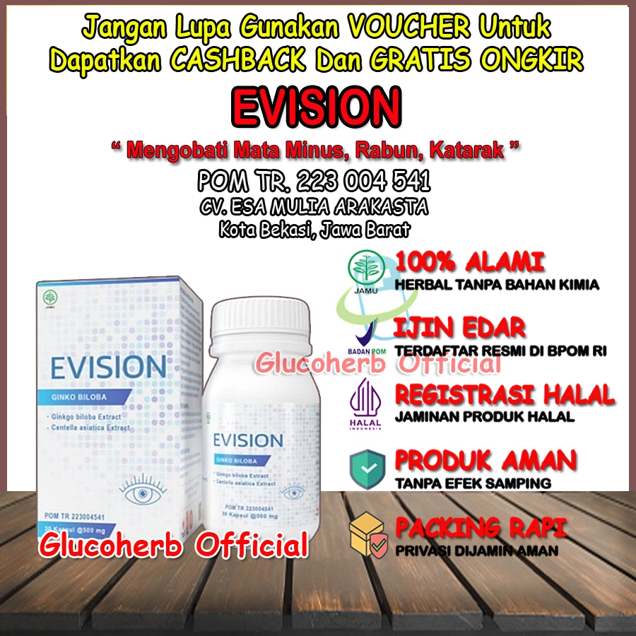 Jual Evision Asli Herbal Original Obat Mata Minus Plus Katarak Ampuh ...