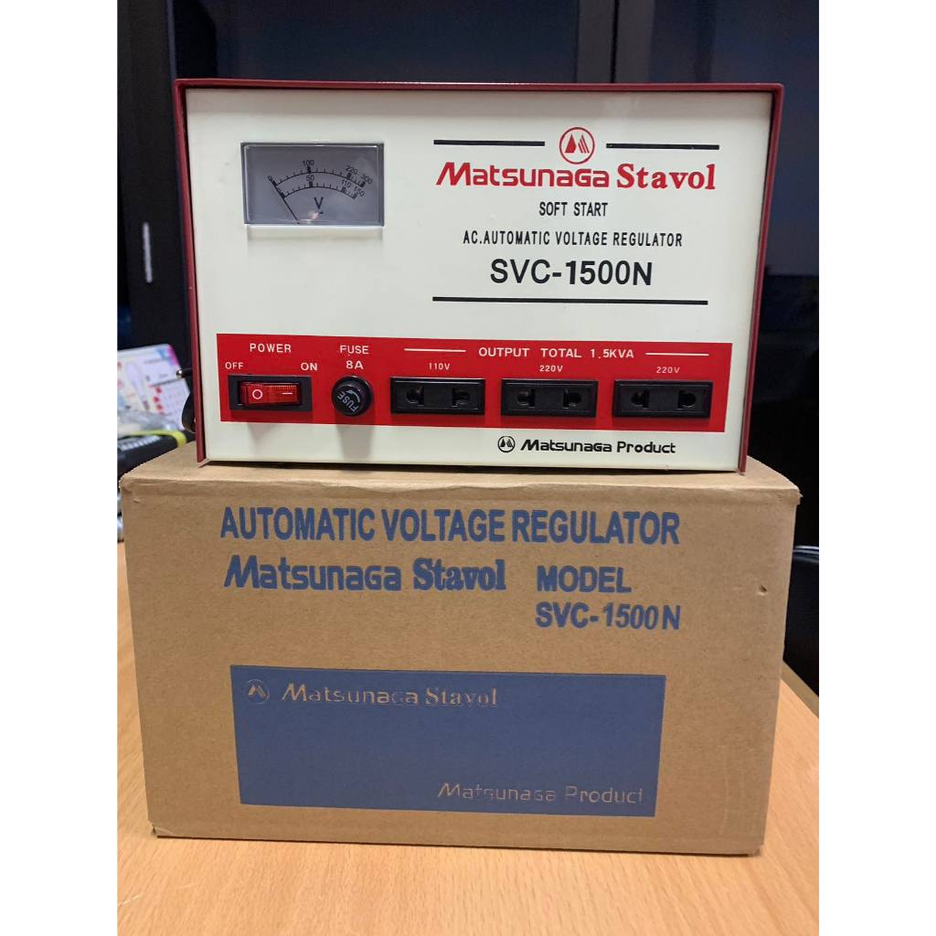 Jual Stabilizer MATSUNAGA 1000Watt/STAVOL BEST Quality Model SVC-1500w | Shopee Indonesia