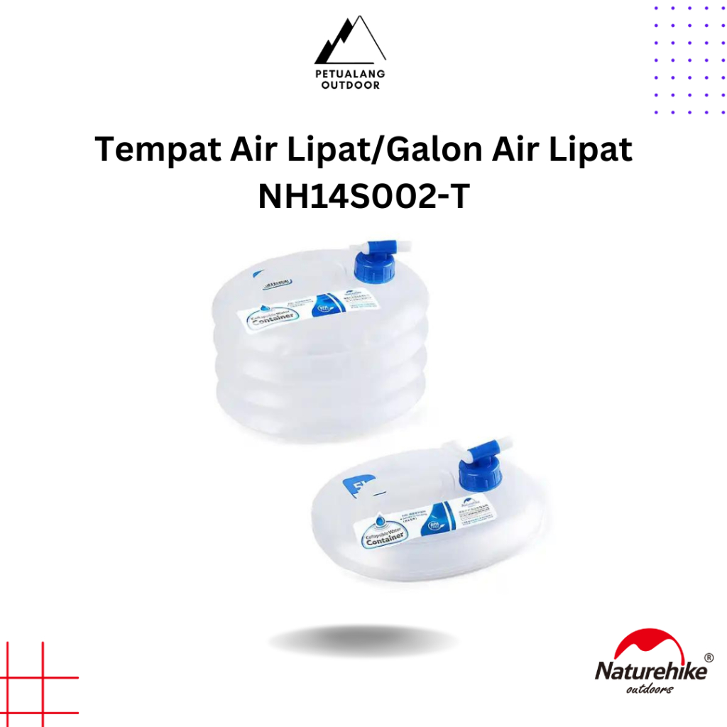 Jual Naturehike NH14S002-T 5L Galon Air Lipat | Shopee Indonesia