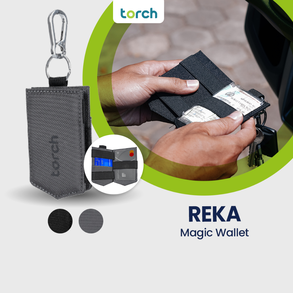 Jual TORCH Reka Magic Wallet Slim Wallet Card Holder Dompet Kartu ...