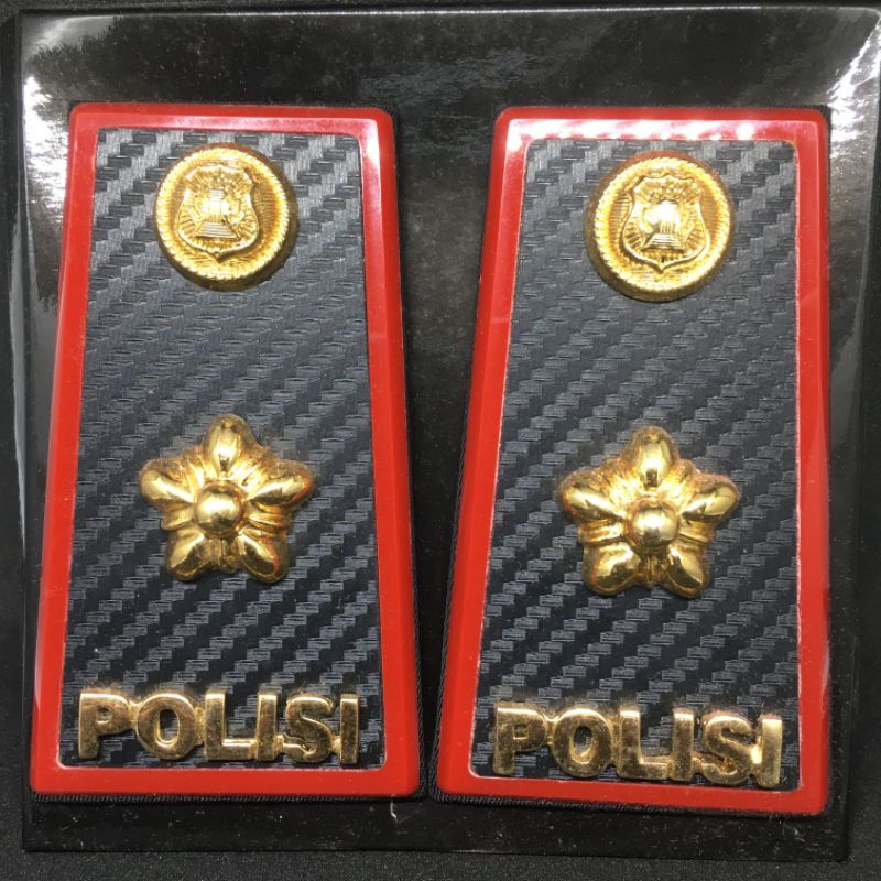 Jual Pangkat kompol lis merah full mika | Shopee Indonesia