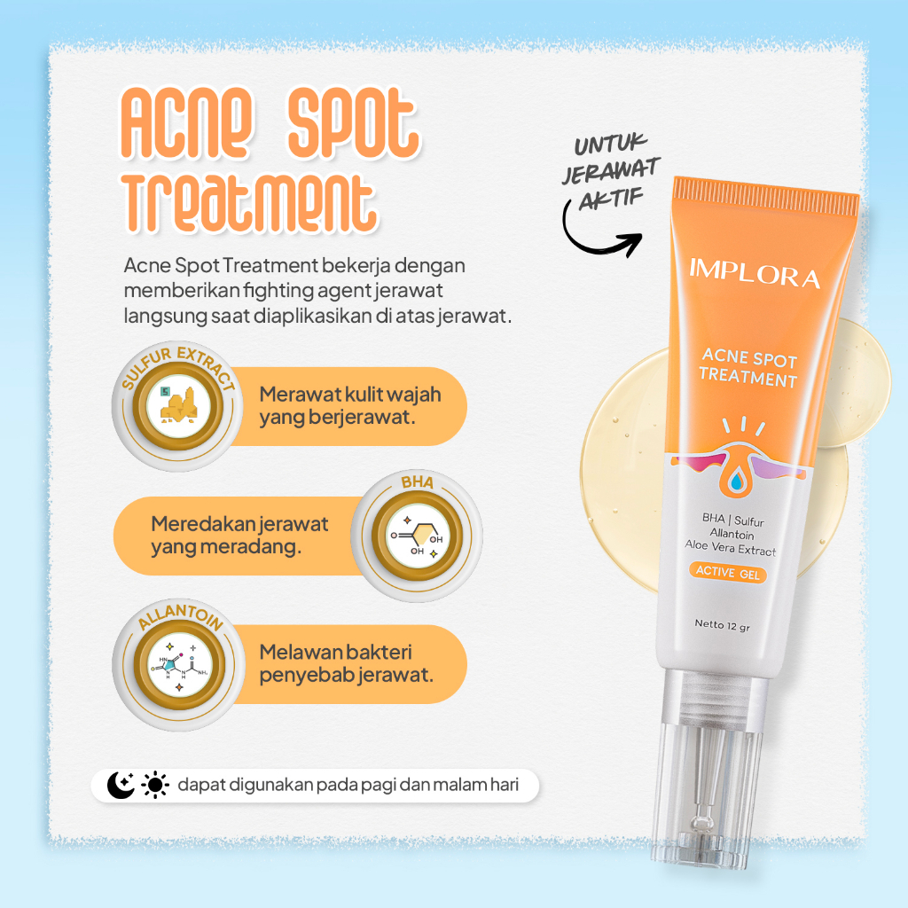 Jual IMPLORA Acne Spot | Dark Spot | Eye Serum | Shopee Indonesia