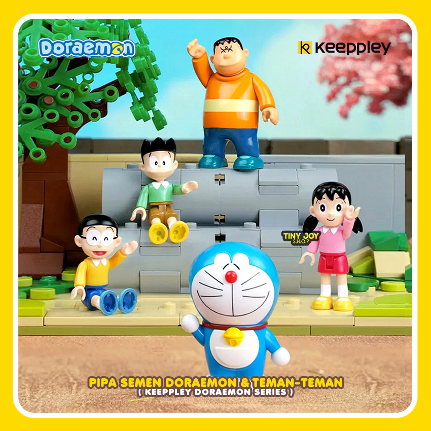 Jual KEEPPLEY Block (DORAEMON PIPA SEMEN) K20409 Nobita Shizuka Suneo ...