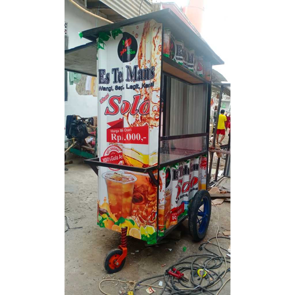 Jual Stiker Gerobak Es Teh Manis Asli Solo | Shopee Indonesia