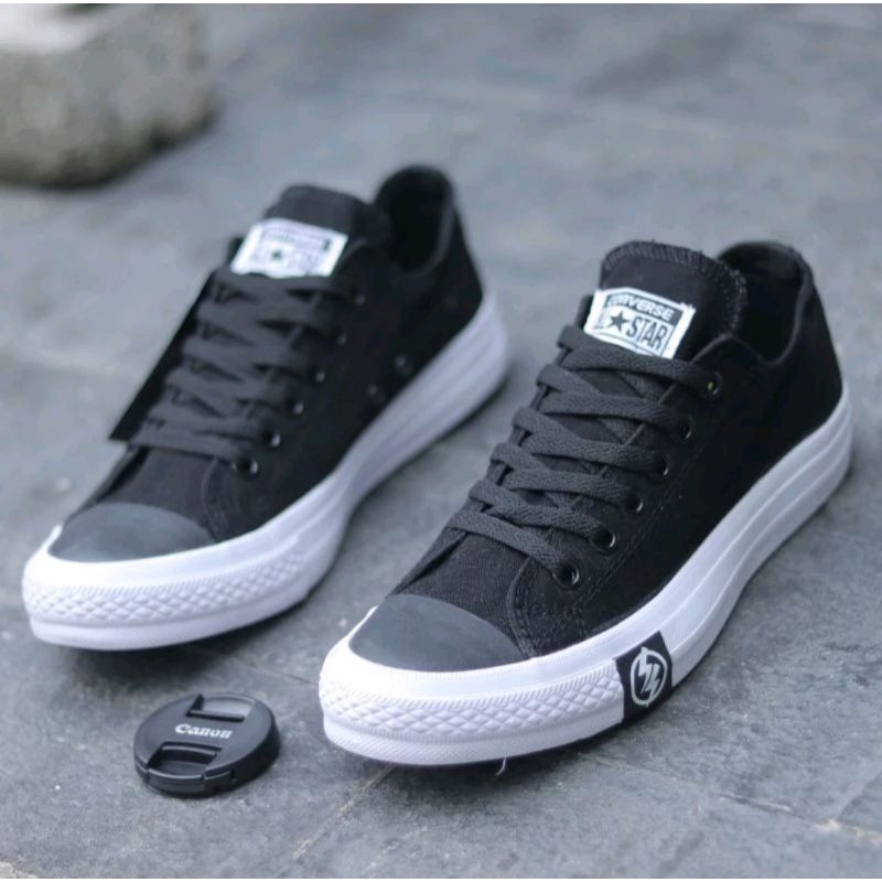 Jual SEPATU CONVERSE HITAM PUTIH LOW CT II UNDEDEATED 100% PREMIUM BNIB ...