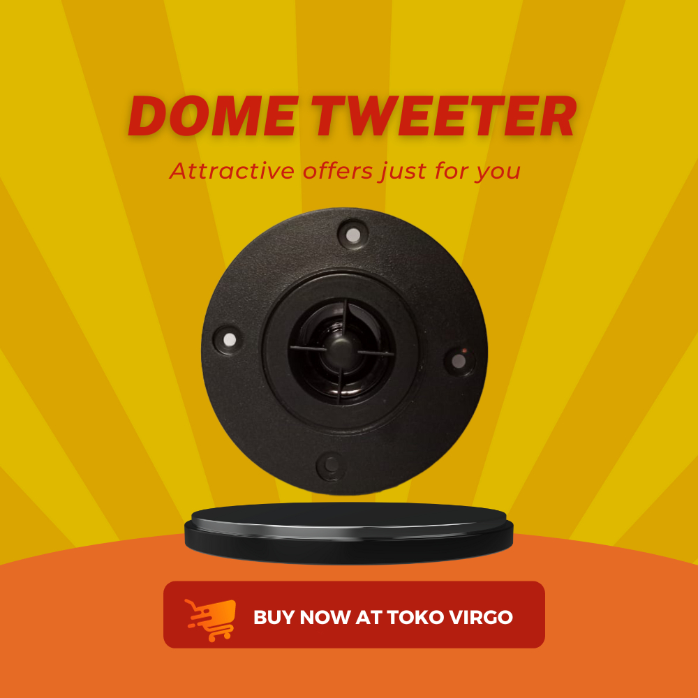 Jual Tweter 100 Watt 382 DTC Speaker Dome Tweeter 2,5 Inch Spiker ...