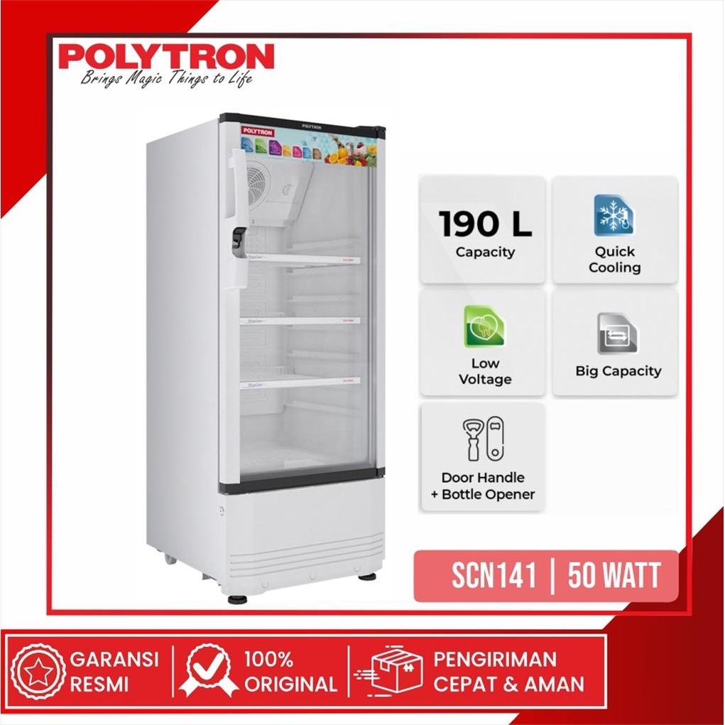 Jual POLYTRON SCN140 SHOWCASE / CHILLER POLYTRON SCN 140 Liter | Shopee ...