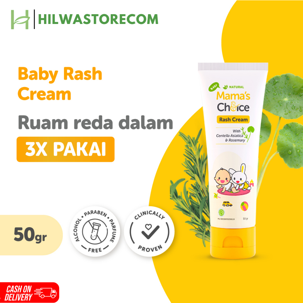 Jual KRIM BAYI RUAM POPOK, BIANG KERINGAT | MAMA'S CHOICE BABY RASH ...