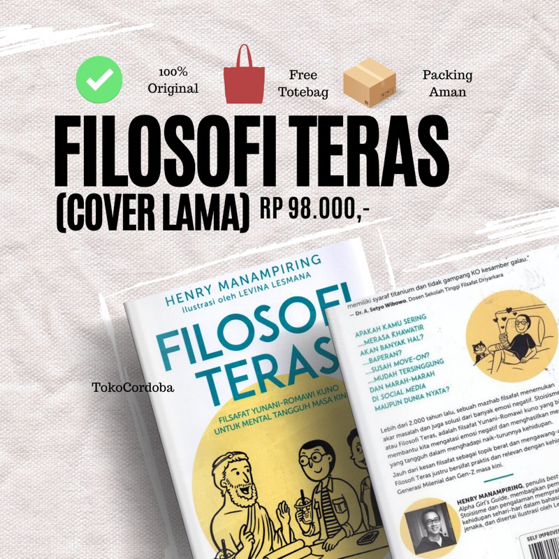 Jual Filosofi Teras Henry Manampiring Cover Lama | Shopee Indonesia