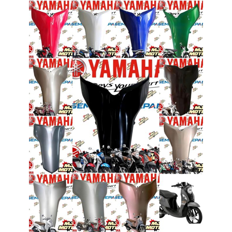 Jual COVER KONTAK BAWAH PANEL INNER 2 DASBOR FINO FI 115 125 ORIGINAL ...