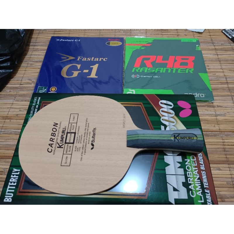 Jual PAKET BET TENIS MEJA BUTTERFLY KUMPURU PLUS NITTAKU FASTARC G1 ORIGINAL | Shopee Indonesia