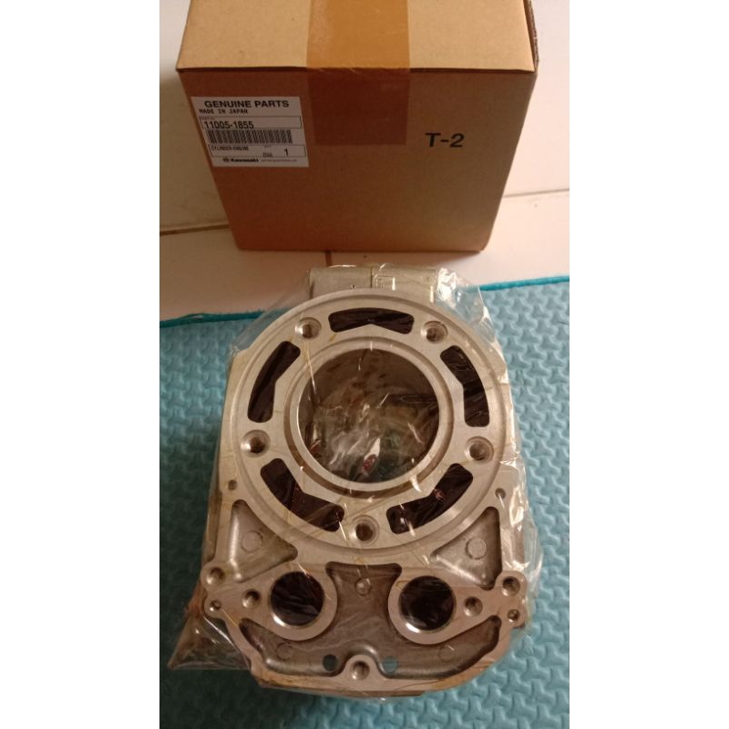 Jual blok cylinder silver Kawasaki ninja 150 R RR original | Shopee ...