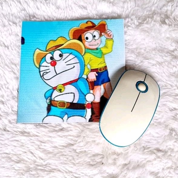 Jual Mousepad Gambar Kartun Doraemon Mouse Pad Laptop Karakter Animasi ...