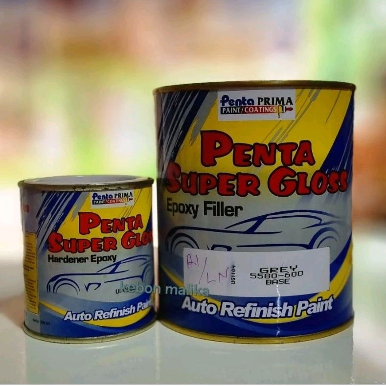 Jual Epoxy filler cat dasar dan hardener Penta Super Gloss 1 ltr ...