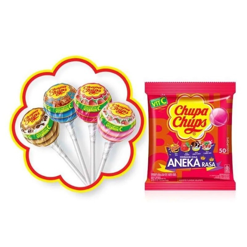 Jual Chupa Chups Lollipops Classic 9gr - Permen Lolipop (1 Bag) isi ...