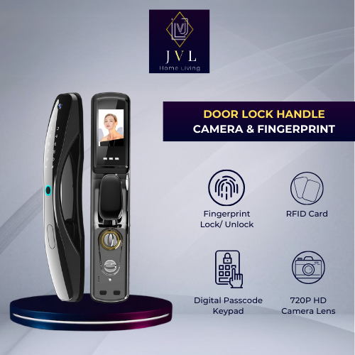 Jual JVL - Smart Digital Door Lock Camera Screen Display Wifi ...