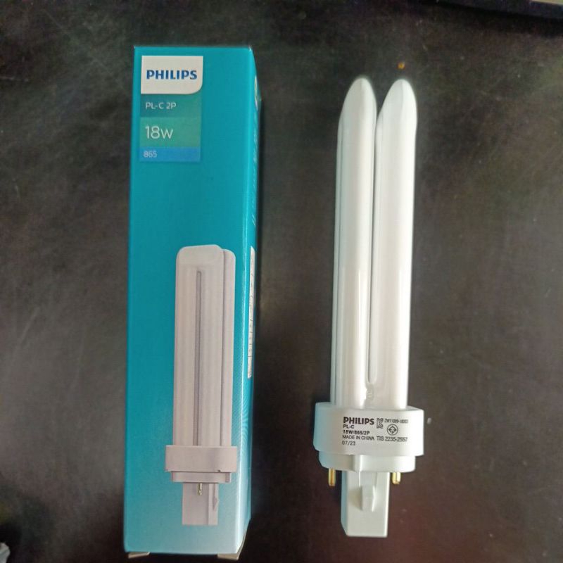 Jual PLC 2P 18w 865 cahaya putih Philips | Shopee Indonesia