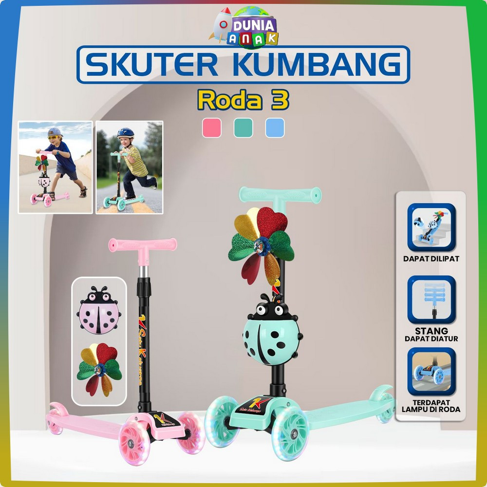 Jual Mainan Otopet Scooter Anak Skuter Roda 3 Bisa Lipat / Otoped ...
