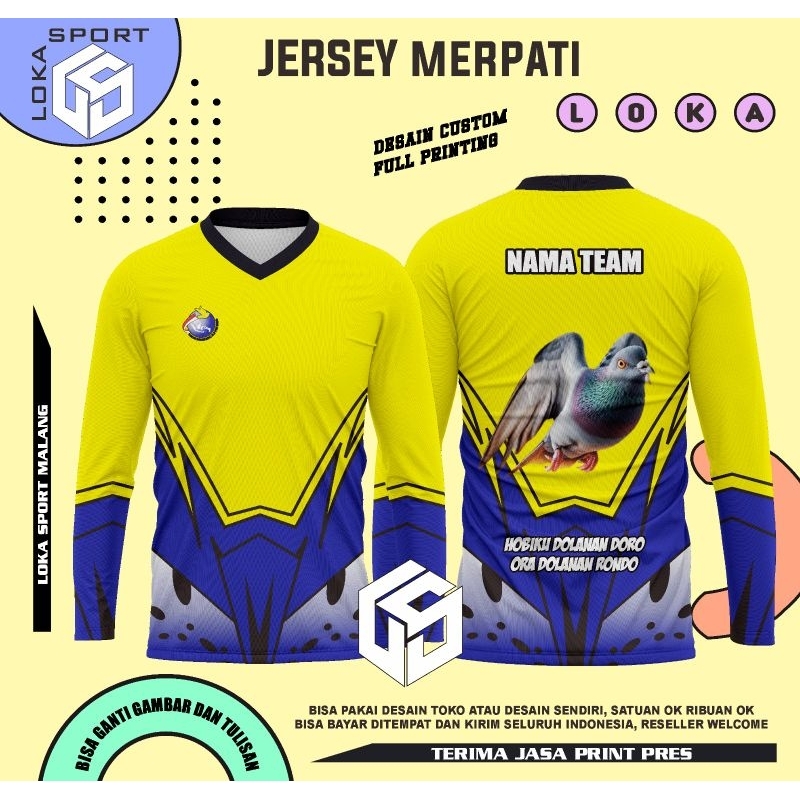 Jual Jersey Merpati desain bisa request | Shopee Indonesia